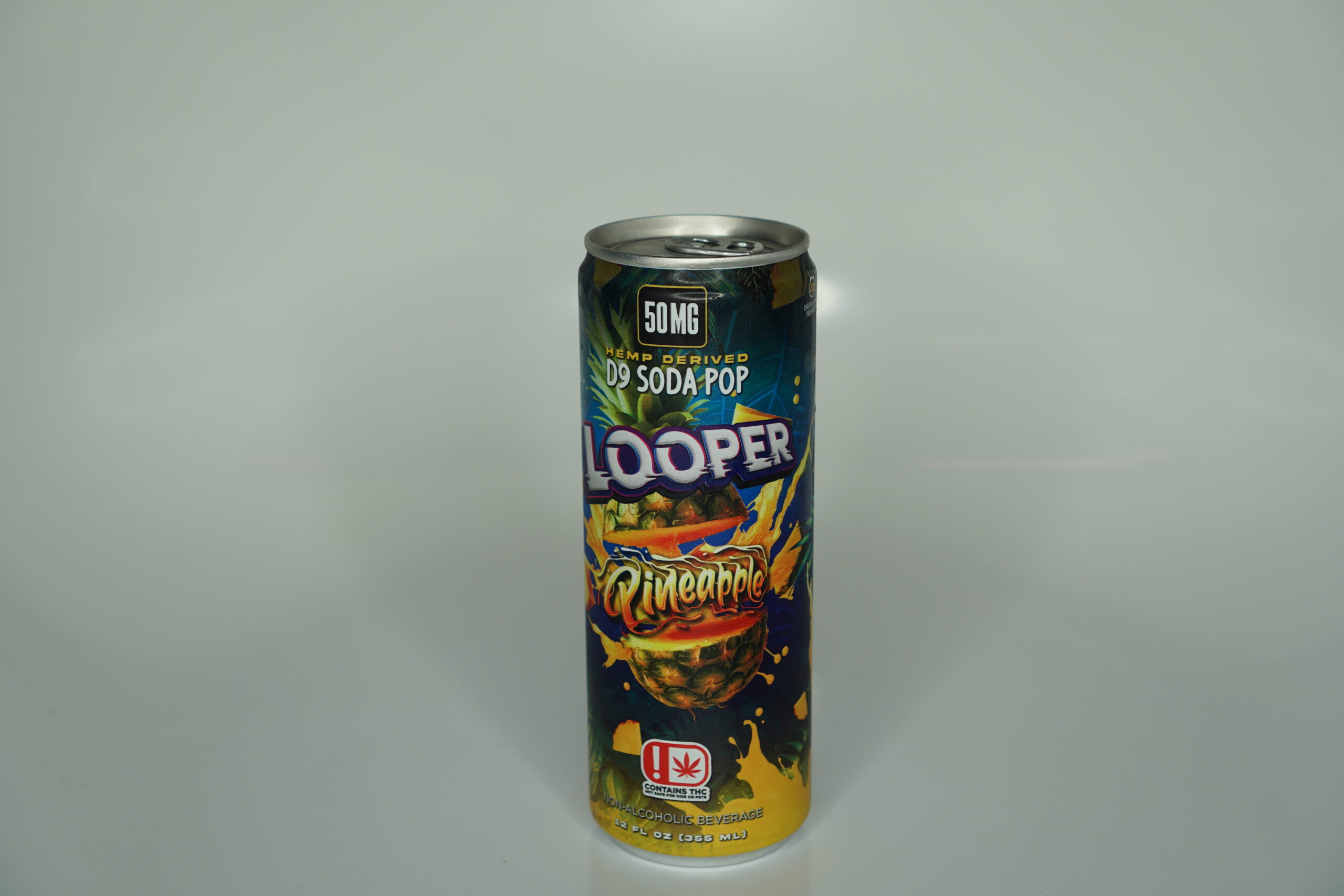 Looper-50mg-THC-Soda-Pineapple - Roasted Hemp Cookeville
